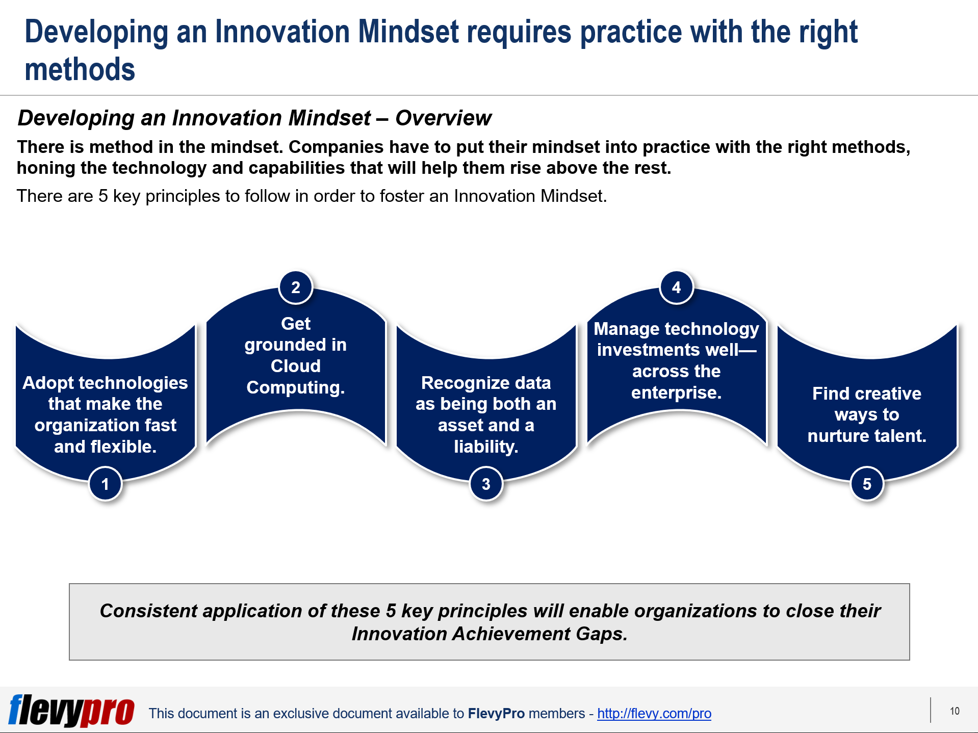 Developing an Innovation Mindset: Investing on Technology is Never Enough