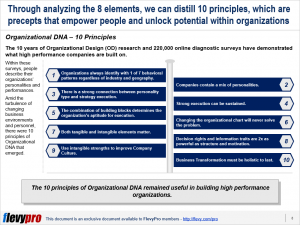 Understanding The Importance of Organizational DNA: 10 Core Principles