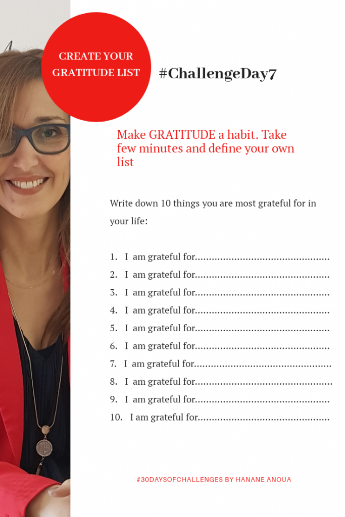 Challenge Day 7: The Power of Gratitude