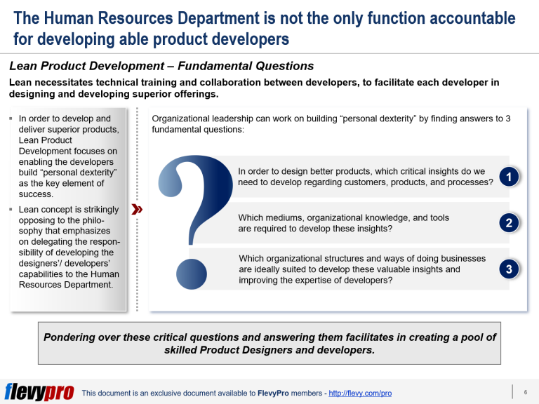 Lean Product Development & Innovation