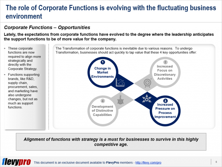 Corporate Functional Strategy