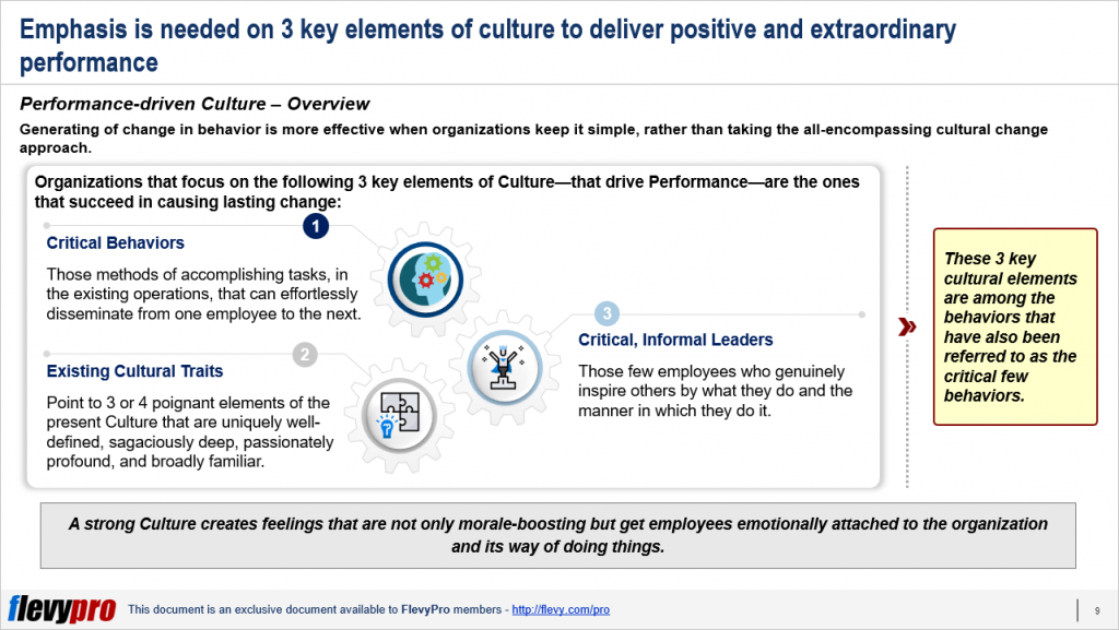 3 Key Elements of Performance-driven Culture