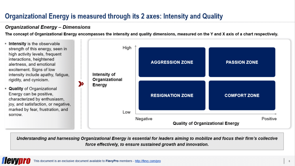 4 Zones of Organizational Energy