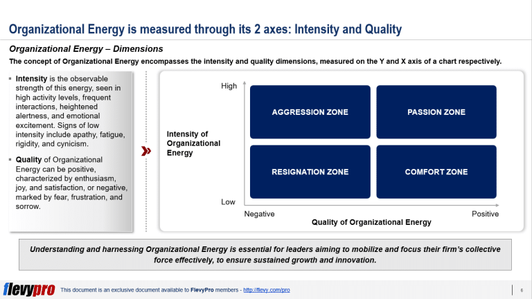 4 Zones of Organizational Energy