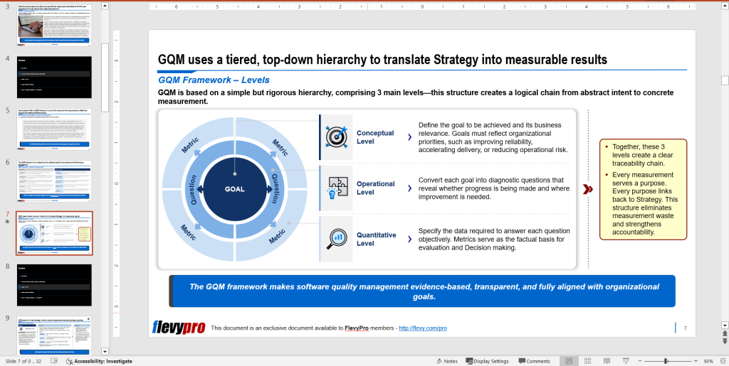 Goal-Question-Metric (GQM) Framework