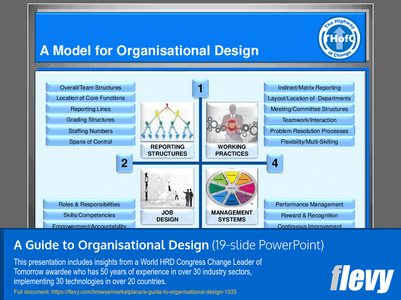 A Guide to Organisational Design PPT