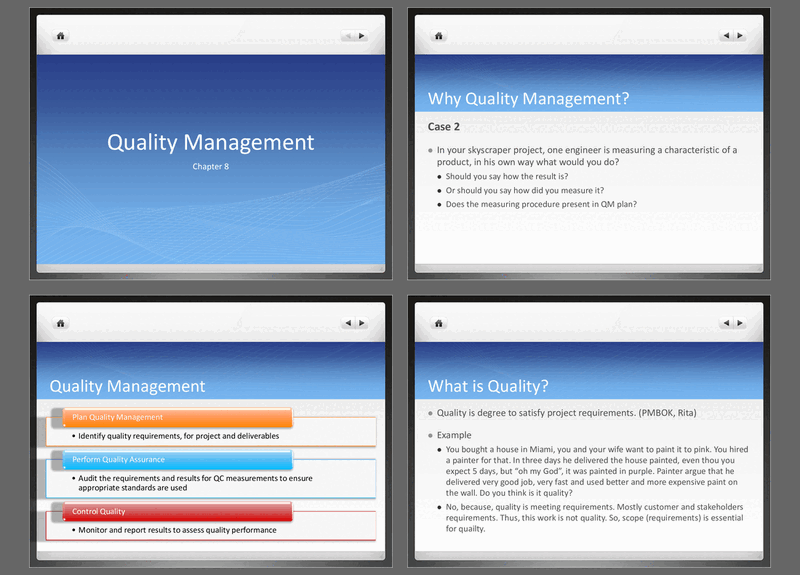 PMP Quality Management PPT