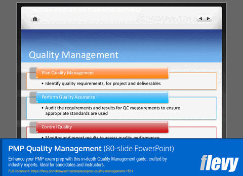PMP Quality Management PPT