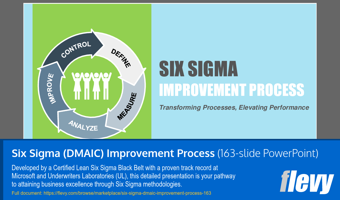 Six Sigma (DMAIC) Improvement Process PPT