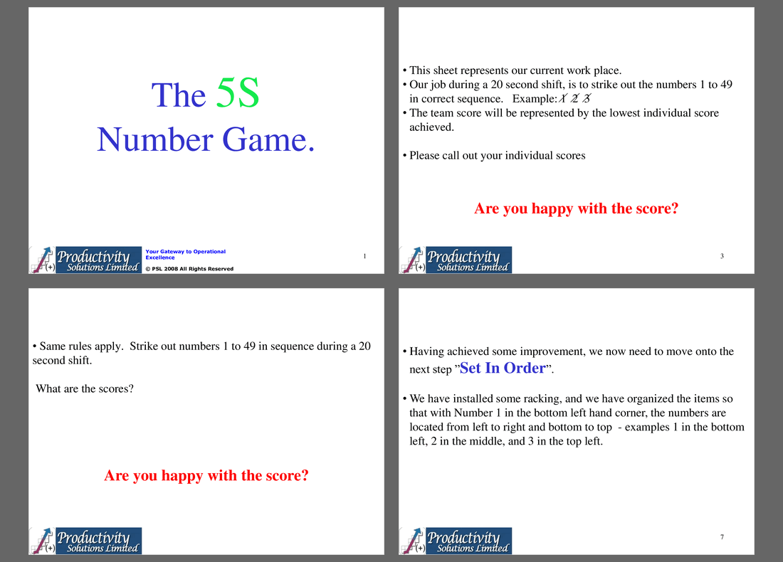 The 5S Number Game 16 slide PowerPoint Presentation PPT FlevyPro 