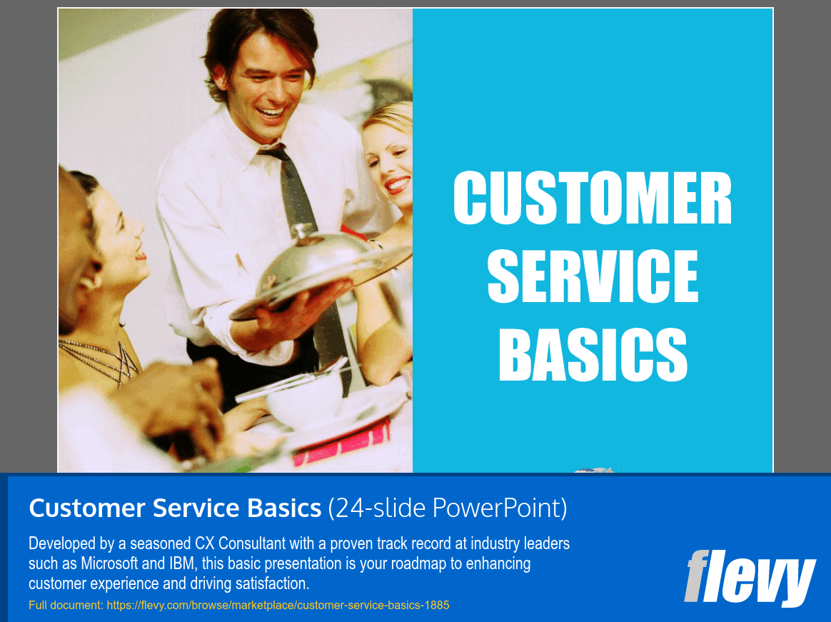 Customer Service Basics PPT