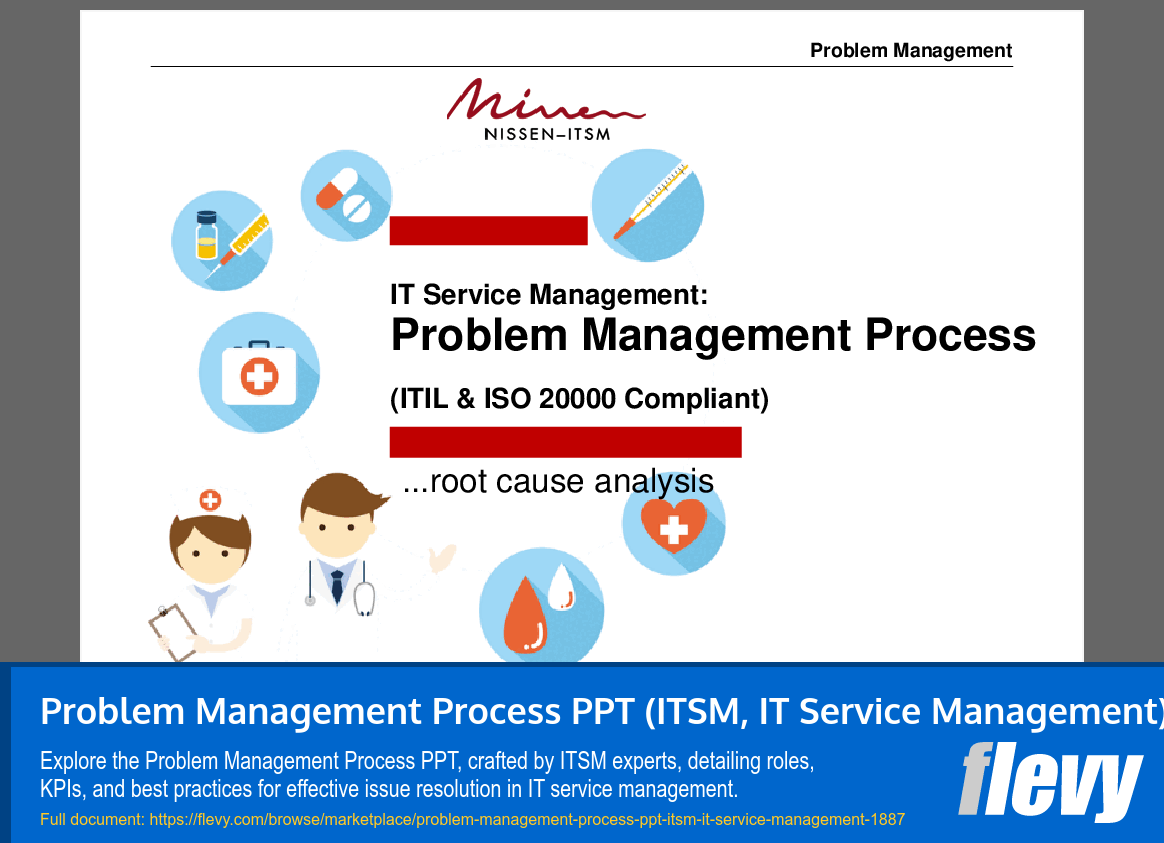 Problem Management Process PPT ITSM IT Service Management 27 slide PowerPoint Presentation 