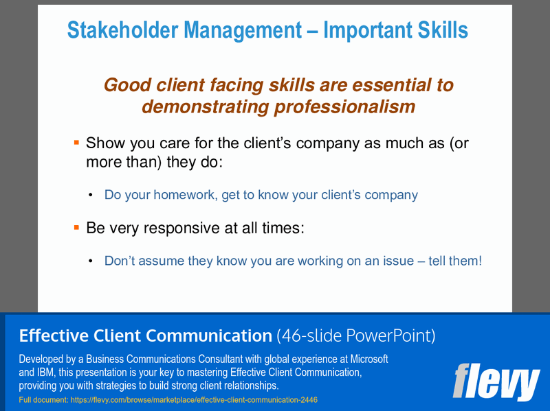 Effective Client Communication PPT