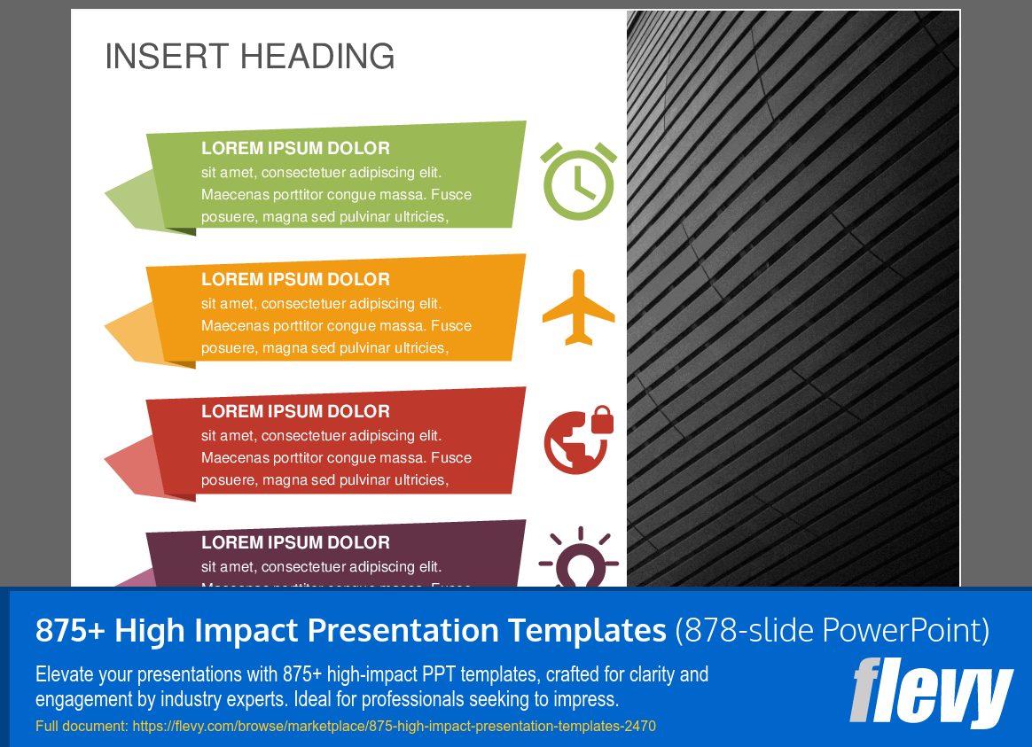 875+ High Impact Presentation Templates PPT