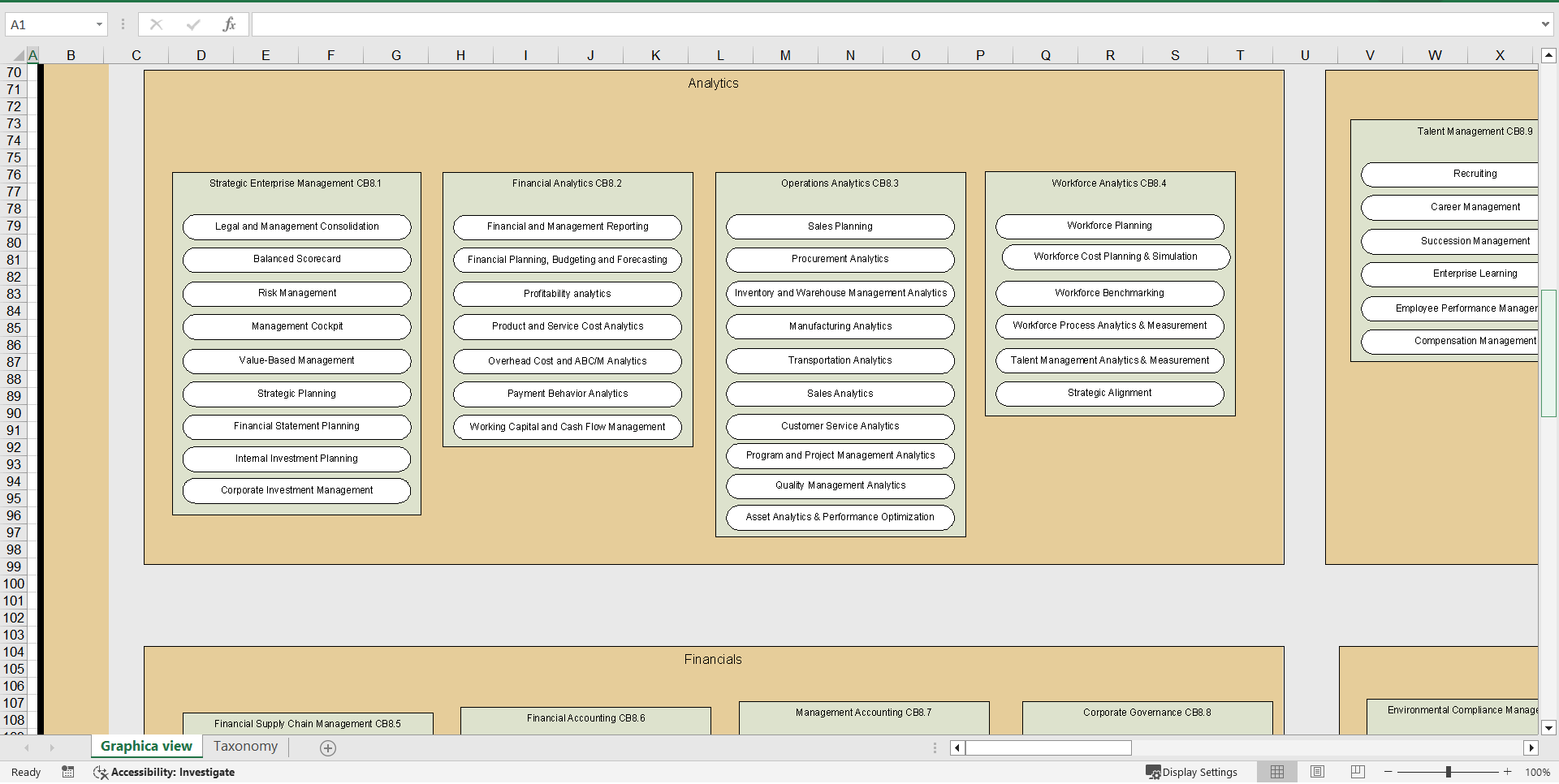 Insurance Taxonomy Template Excel XLS