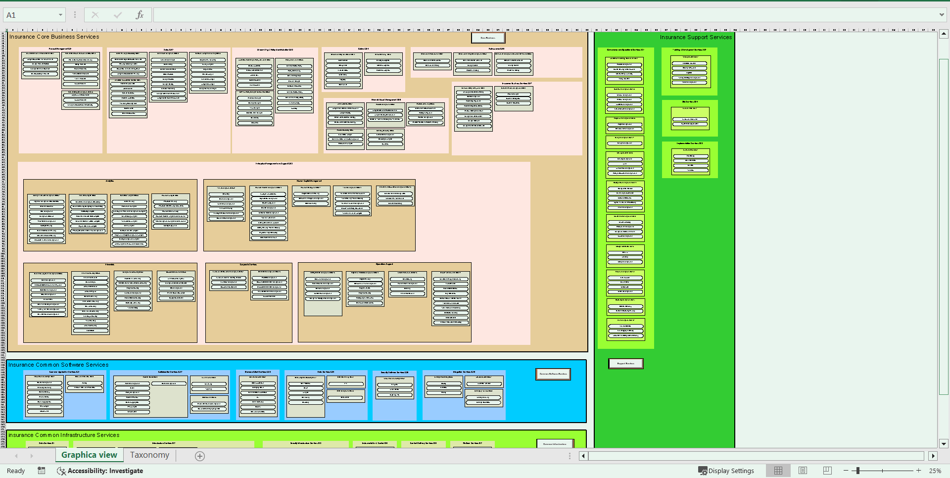 Insurance Taxonomy Template Excel XLS