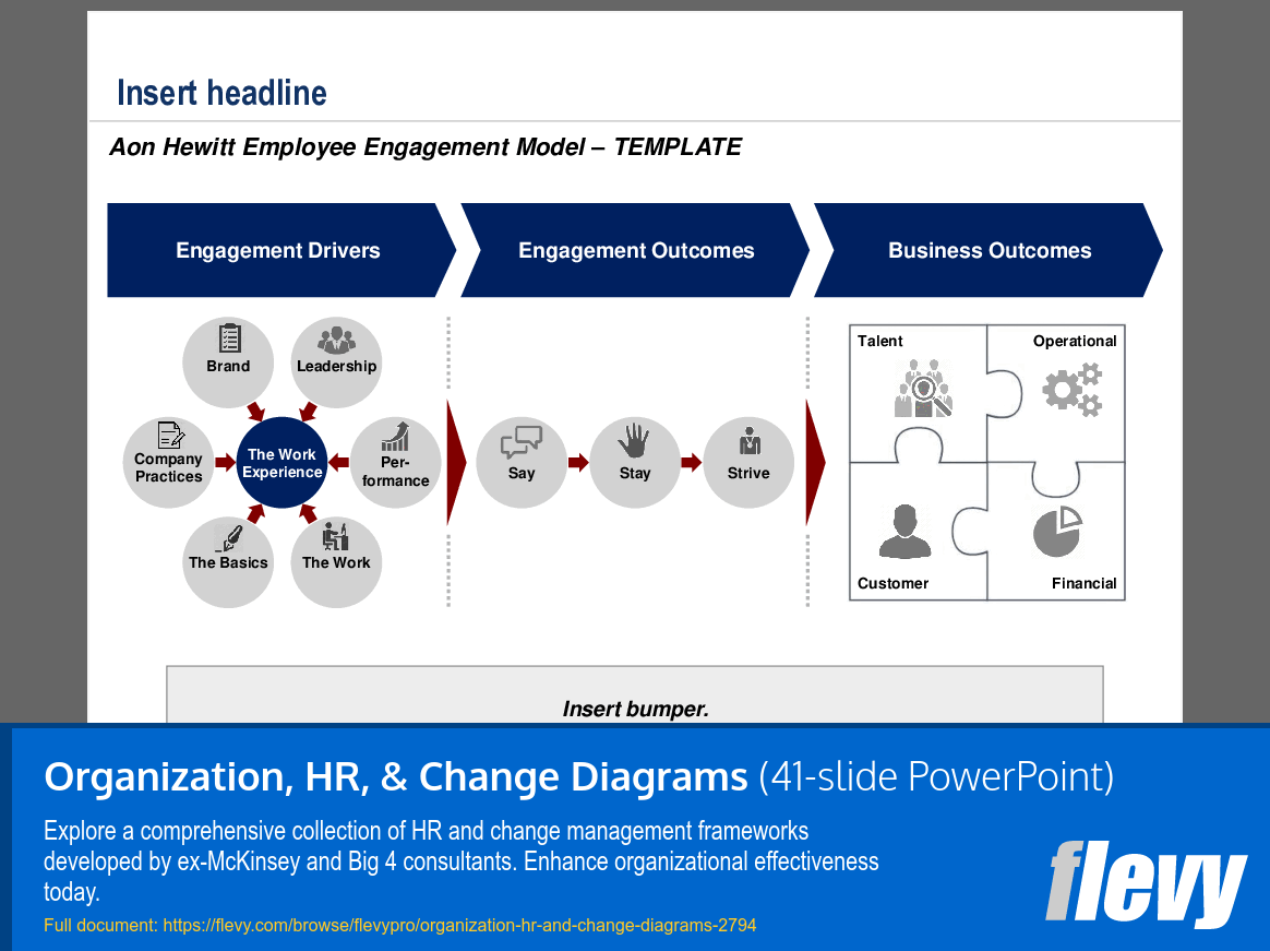 Organization, HR, & Change Diagrams PPT