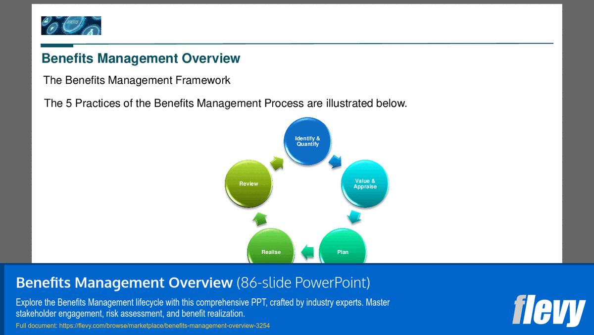 Benefits Management Overview PPT
