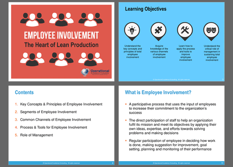 Employee Involvement: The Heart of Lean Production PPT