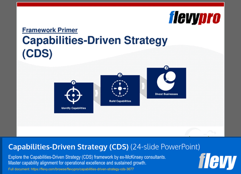Capabilities-Driven Strategy (CDS) PPT
