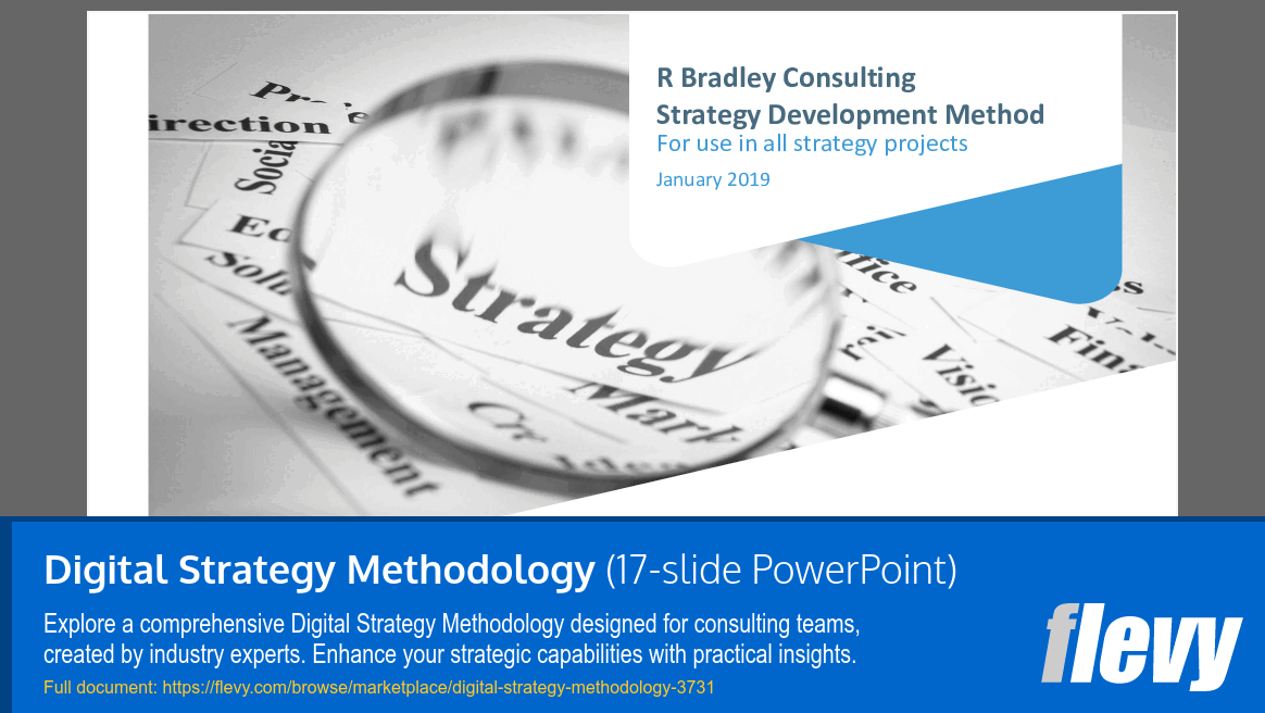 Digital Strategy Methodology PPT