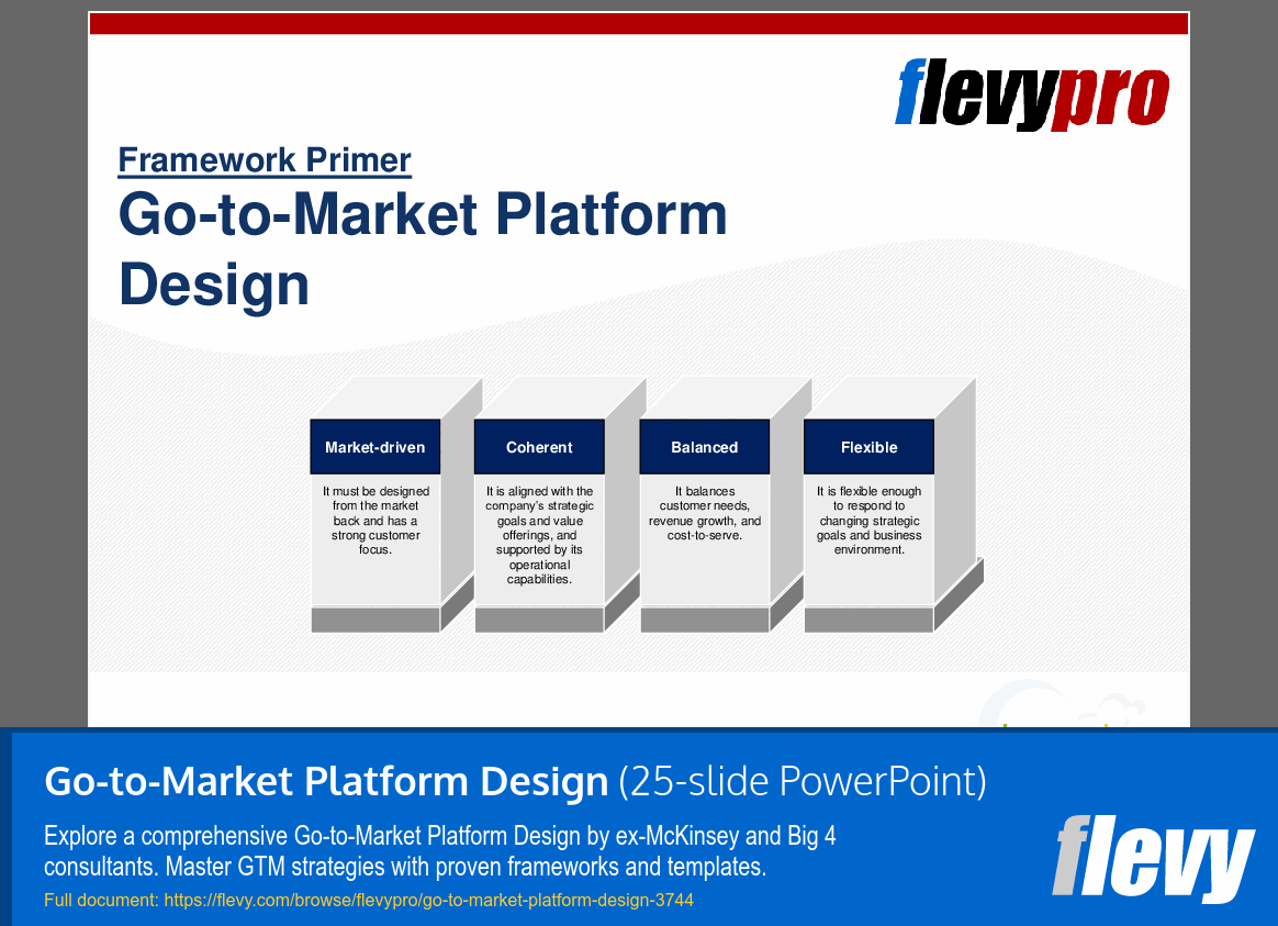 Go-to-Market Platform Design PPT