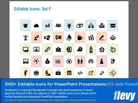 1000+ Editable Icons for PowerPoint Presentations PPT
