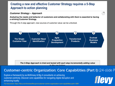 Customer-centric Organization: Core Capabilities (Part I) PPT
