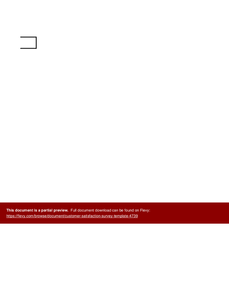 Customer Satisfaction Survey Template Excel XLS