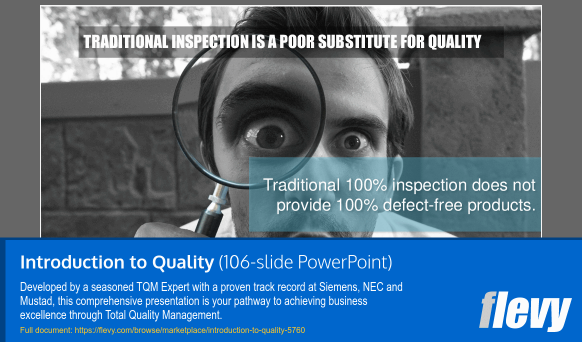 Introduction to Quality PPT