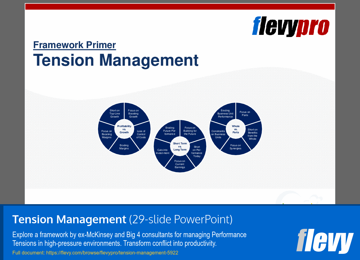 Tension Management PPT
