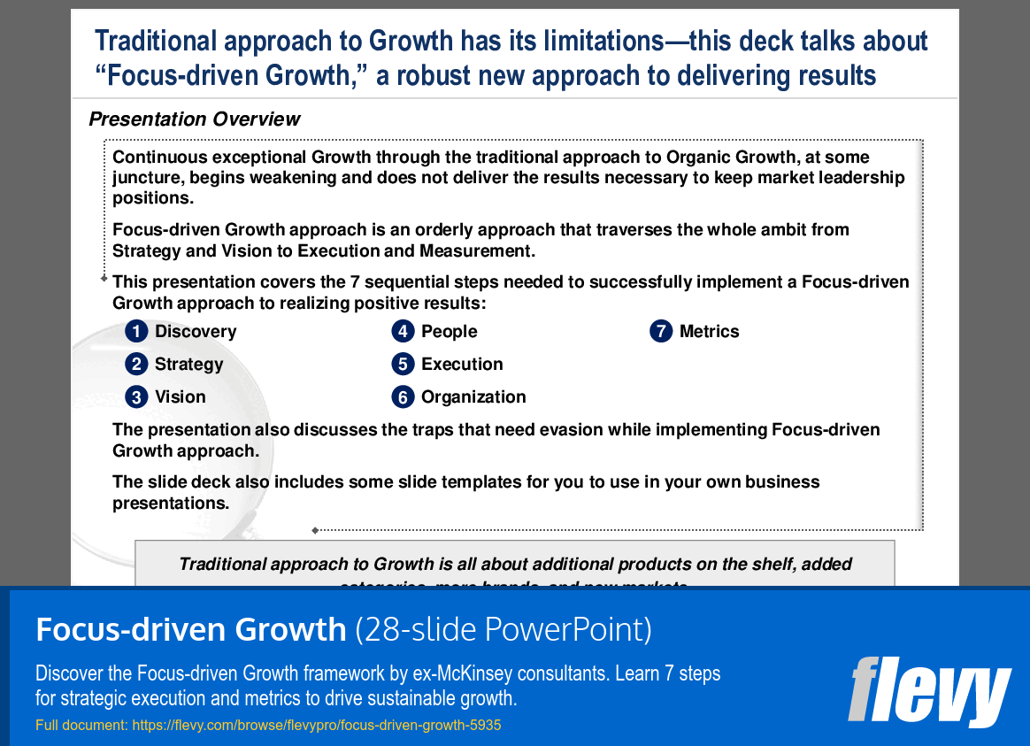 Focus-driven Growth PPT
