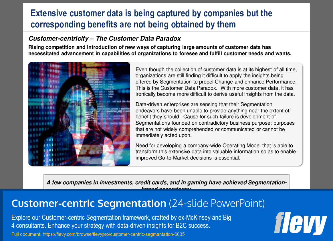 Customer-centric Segmentation PPT