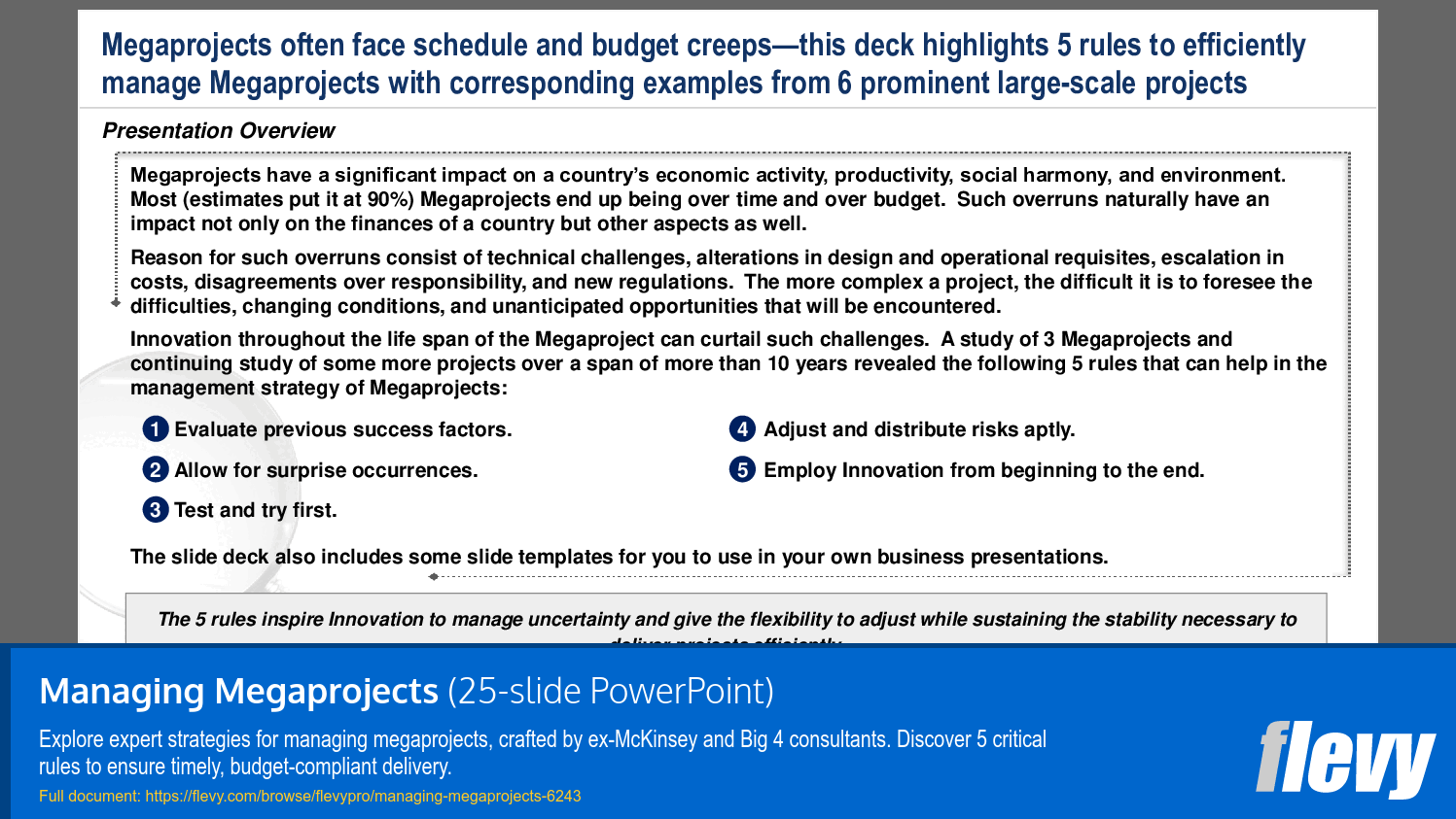 Managing Megaprojects PPT