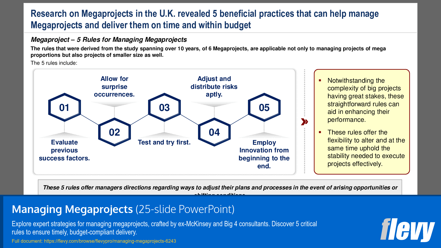 Managing Megaprojects PPT
