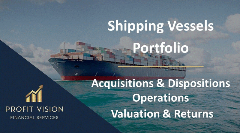 Shipping Vessels Portfolio Financial Model Template Excel XLS