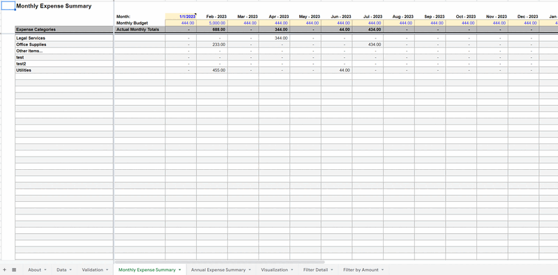 Expense Tracker and Budgeting Template Excel XLS