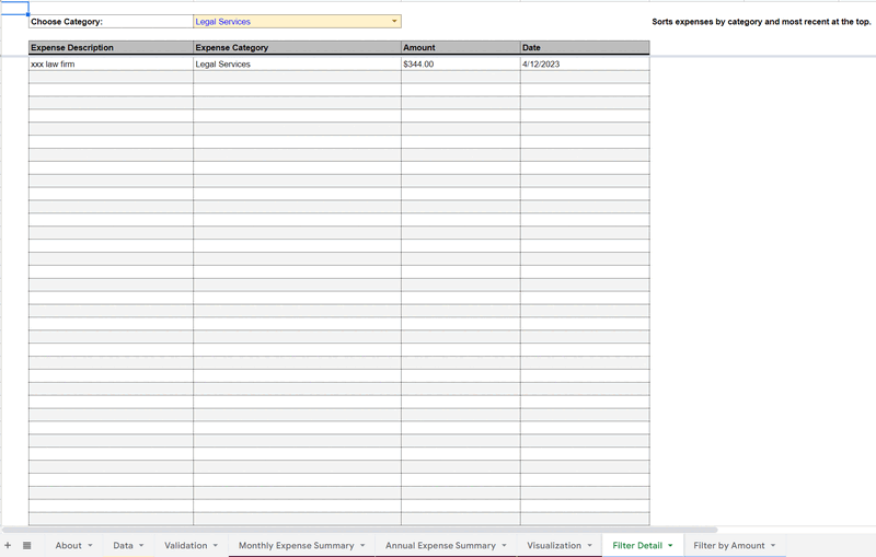 Expense Tracker and Budgeting Template Excel XLS