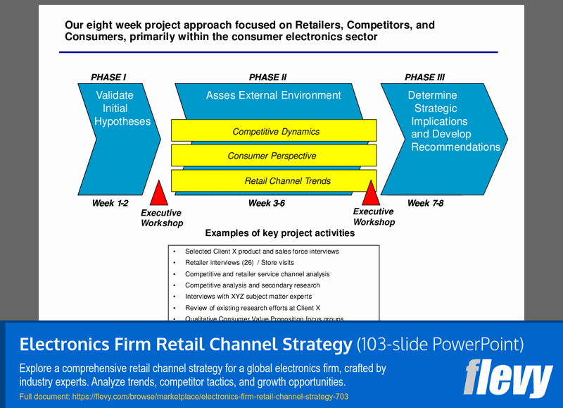 Electronics Firm Retail Channel Strategy PPT