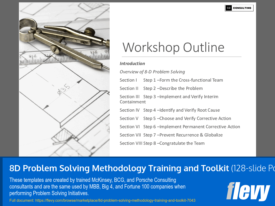 8D Problem Solving Methodology Training and Toolkit PPT