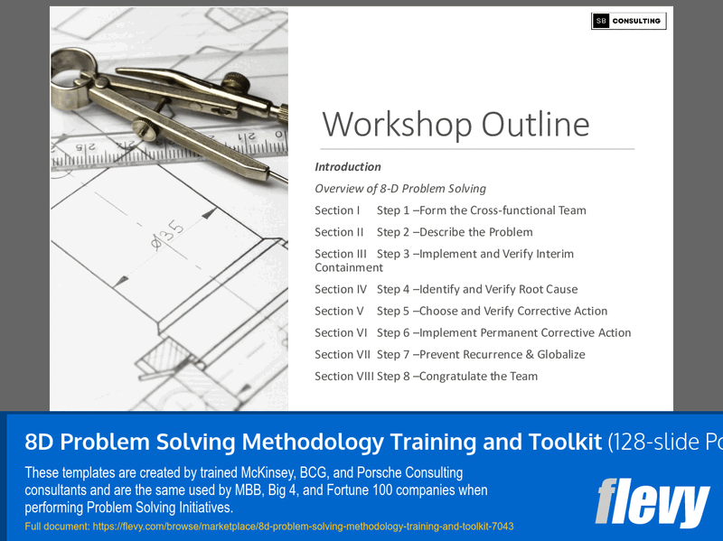 8D Problem Solving Methodology Training and Toolkit PPT