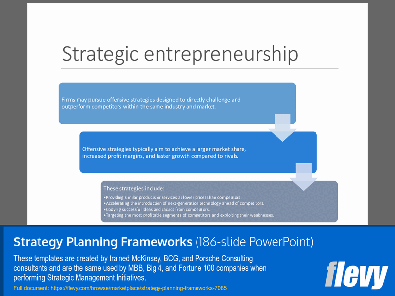 Strategy Planning Frameworks PPT