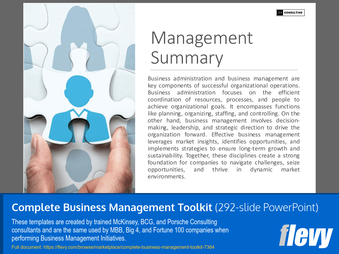 Complete Business Management Toolkit PPT