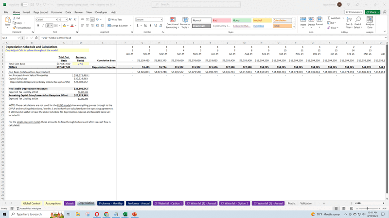 Acquire and Operate 100 Rental Properties: Feasibility Study Template ...