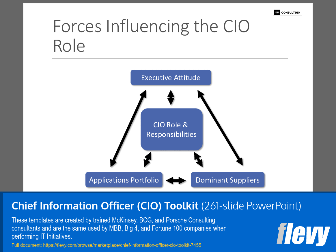 Chief Information Officer (CIO) Toolkit PPT