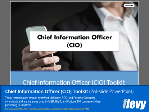 Chief Information Officer (CIO) Toolkit PPT