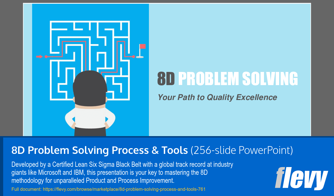 8D Problem Solving Process Tools 256 slide PowerPoint Presentation 