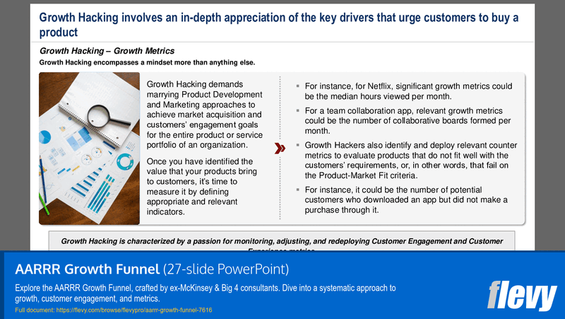 AARRR Growth Funnel PPT