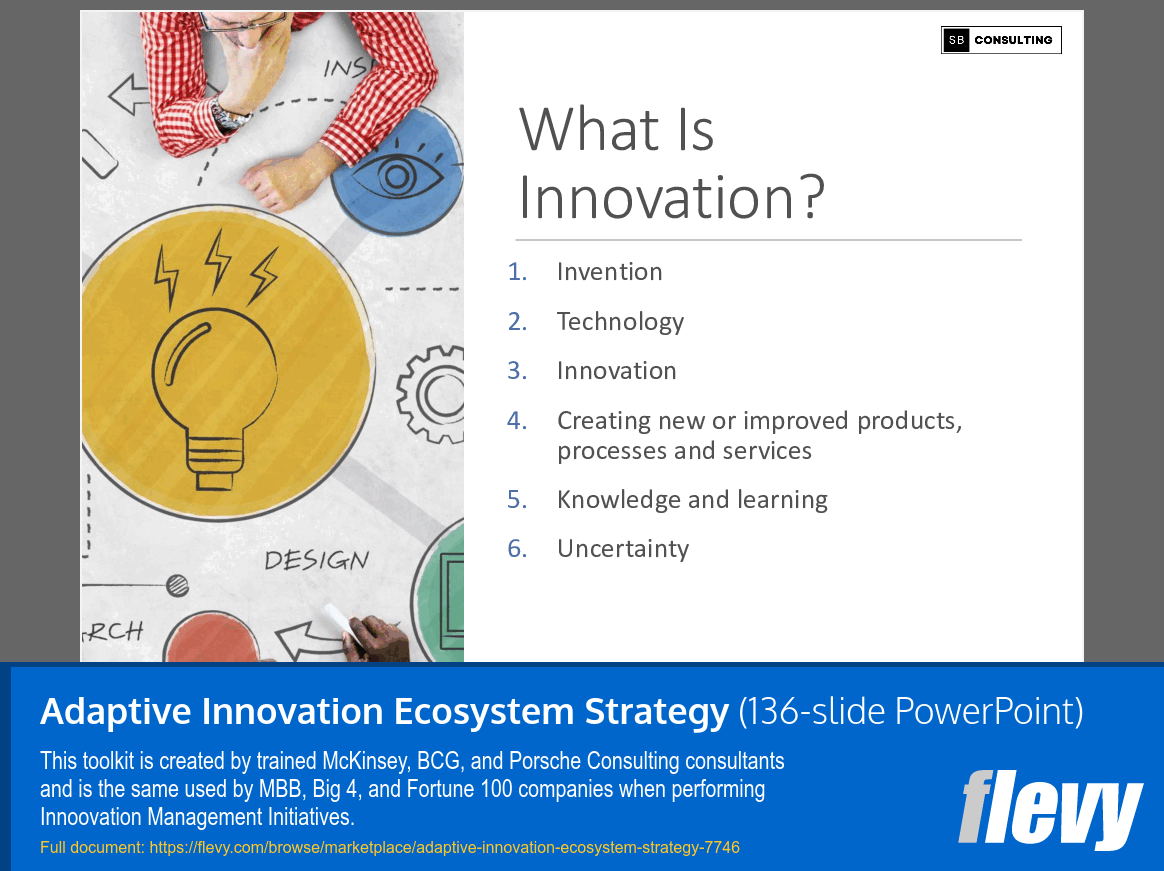 Adaptive Innovation Ecosystem Strategy PPT