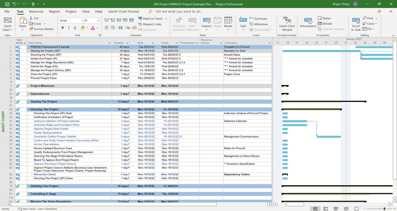 Project Management Templates for PRINCE2 & Agile Word